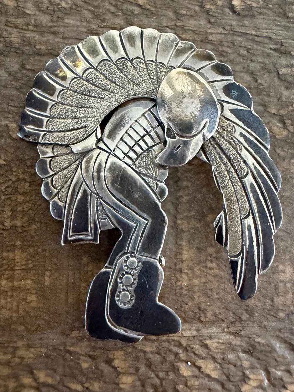 Jewelry | Vintage Native American Navajo Sterling Silver Eagle Dancer ...